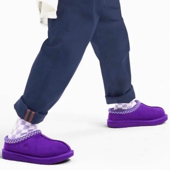 UGG | Shoes | Ugg Tasman Slippers Big Kids Size 5 Purple Color | Poshmark
